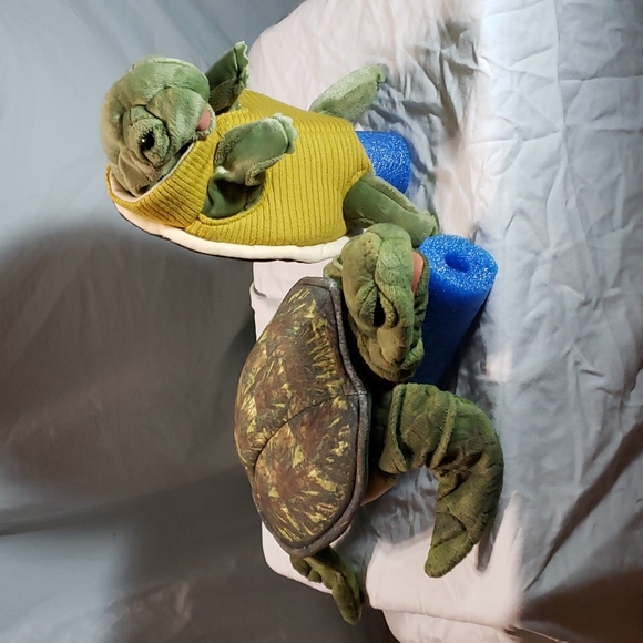 Folkmanis | Toys | Folkmanis Turtleneck Turtle And Sea Turtle Puppets ...